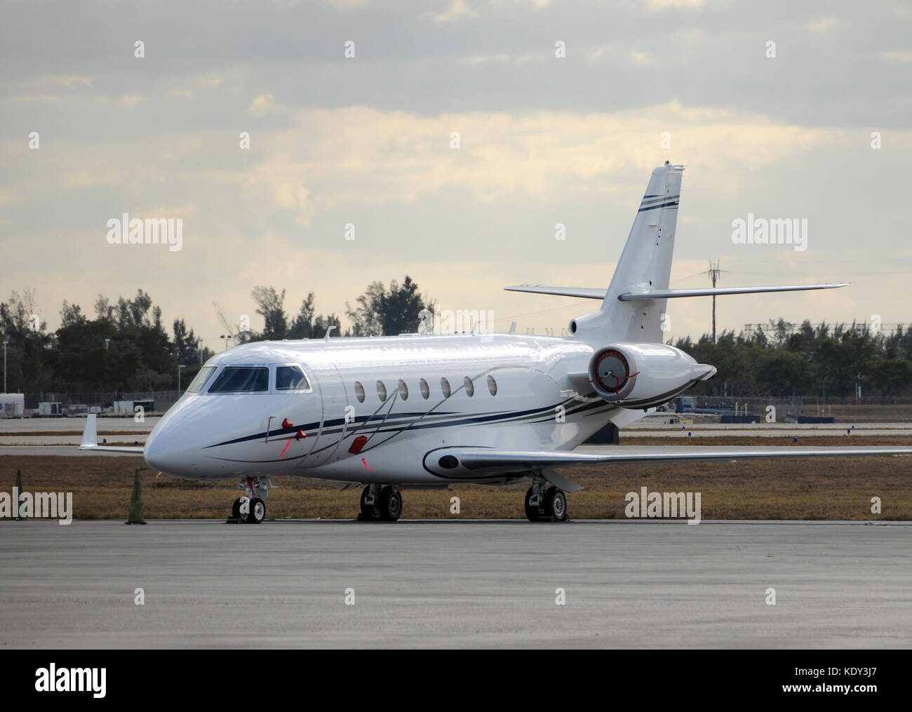 SMall jet airplane for private and business charters Stock Photo - Alamy