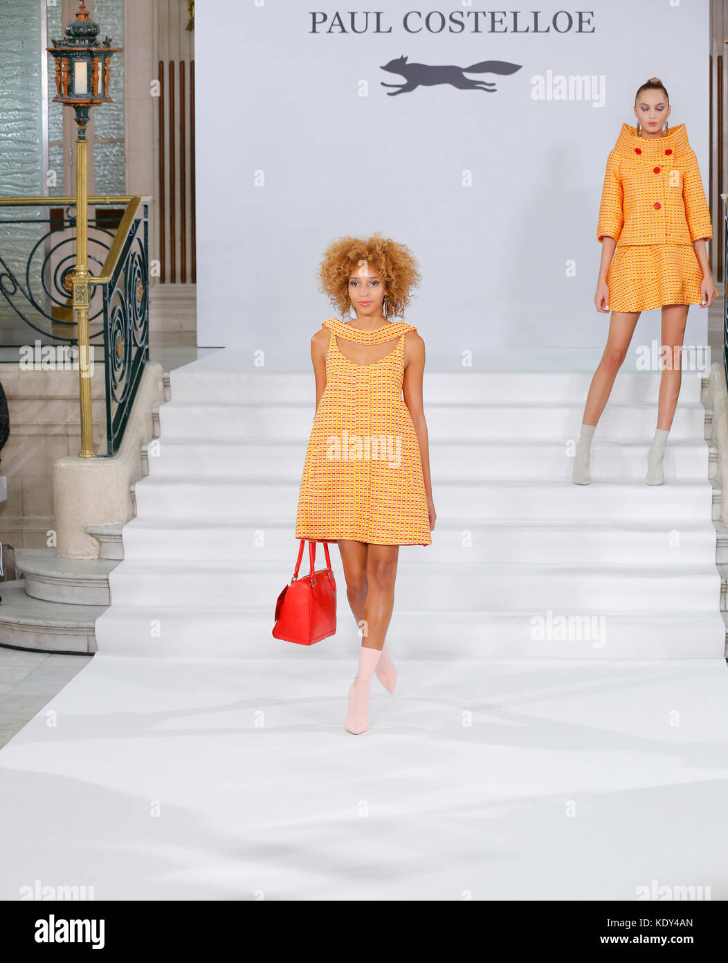 European fashion designer's Paul Costelloe summer spring 2018 catwalk ...
