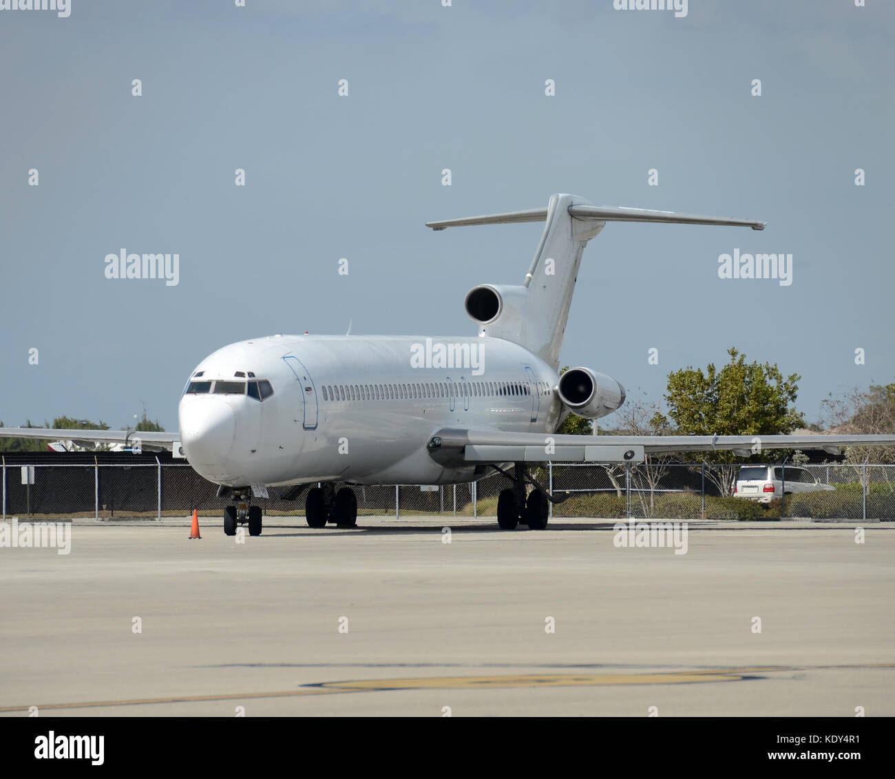 Retired jet airplane awaiting new owners Stock Photo - Alamy