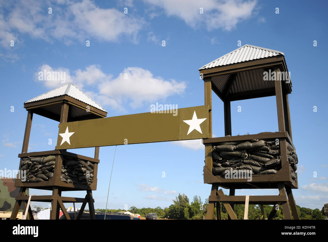 Military base checkpoint hi-res stock photography and images - Alamy