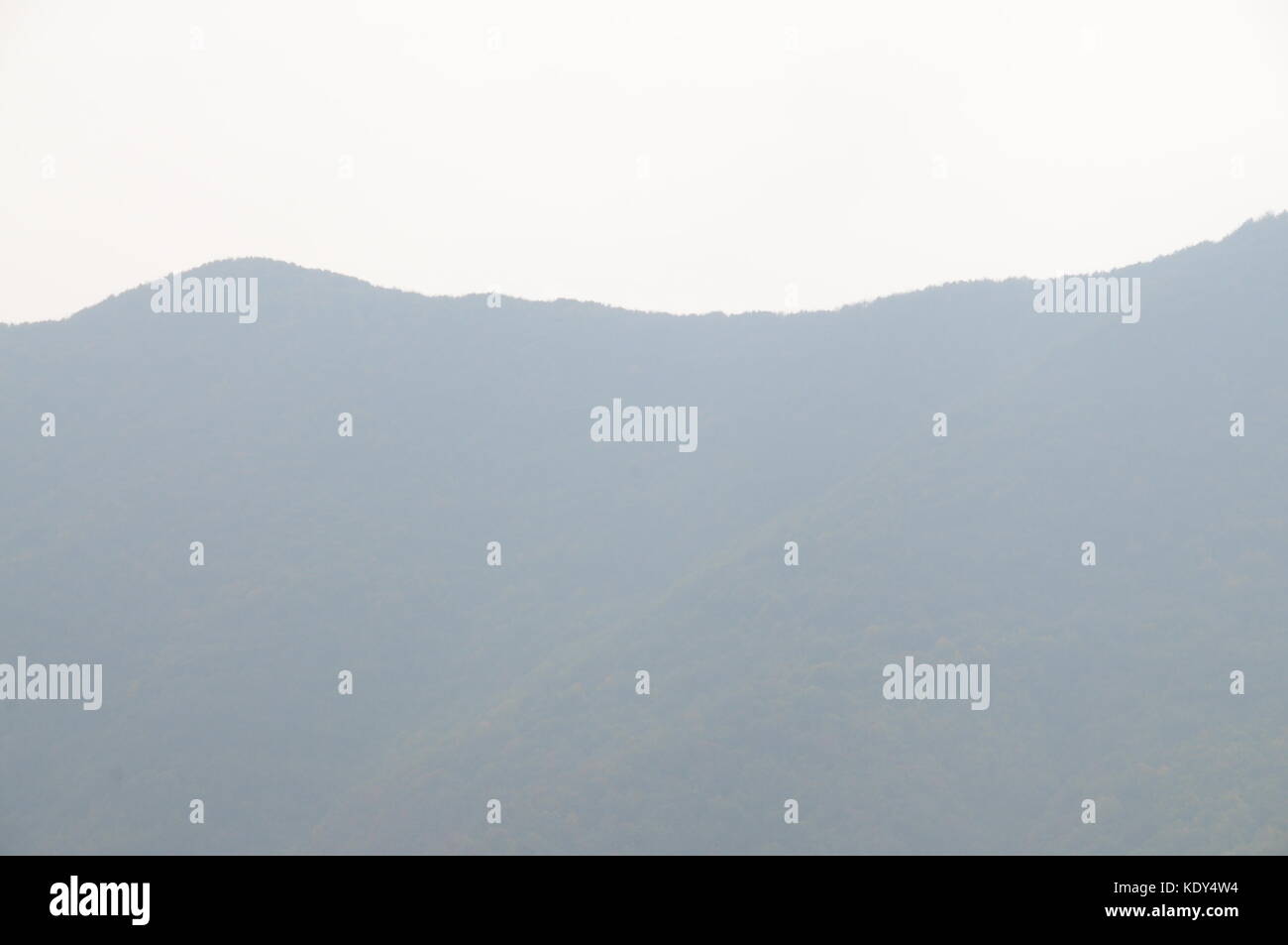 A view of the Appennine mountains from Connio, Carrega Ligure, Piedmont ...
