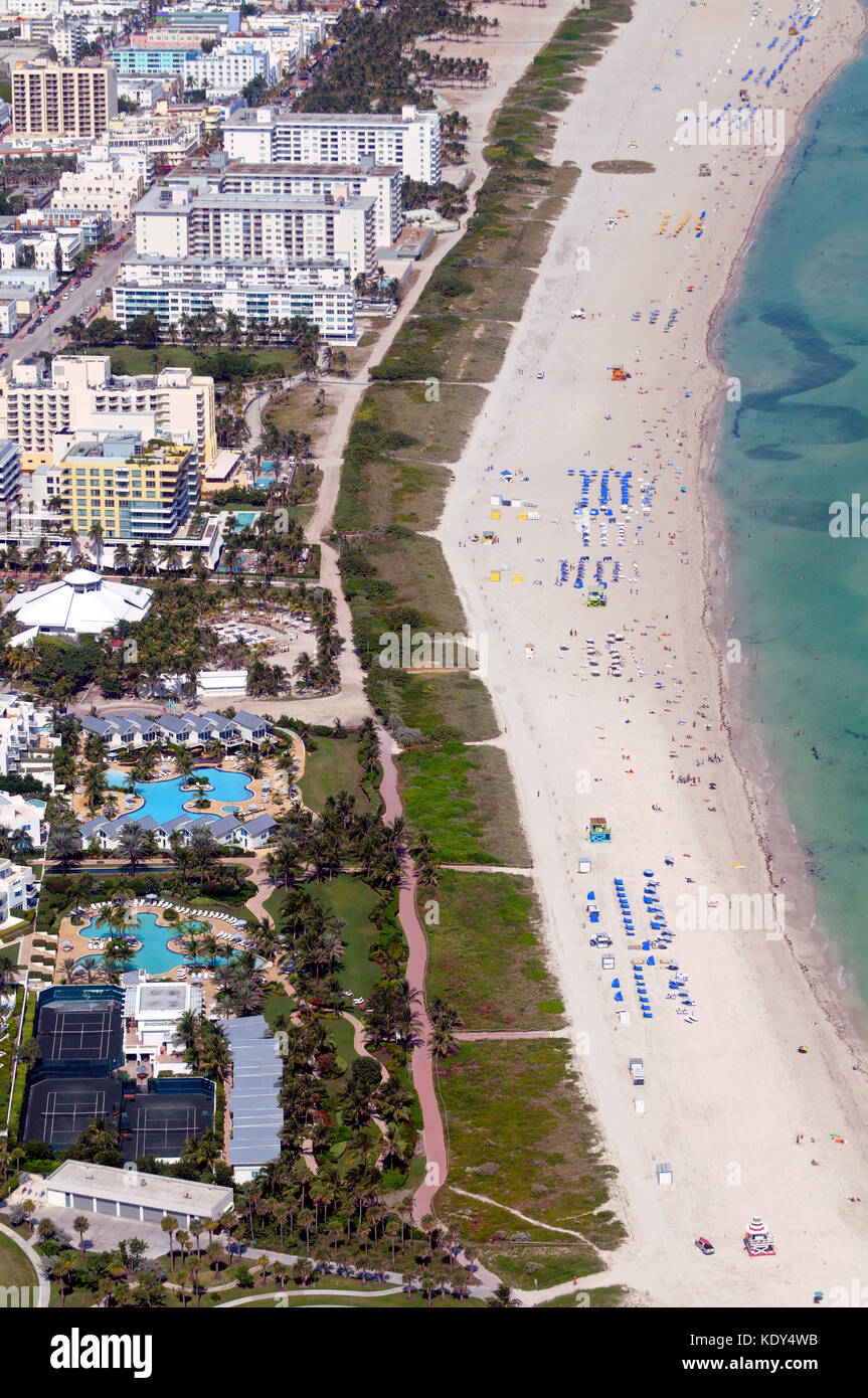 Aerial view of South Florida's coastline and beaches Stock Photo - Alamy