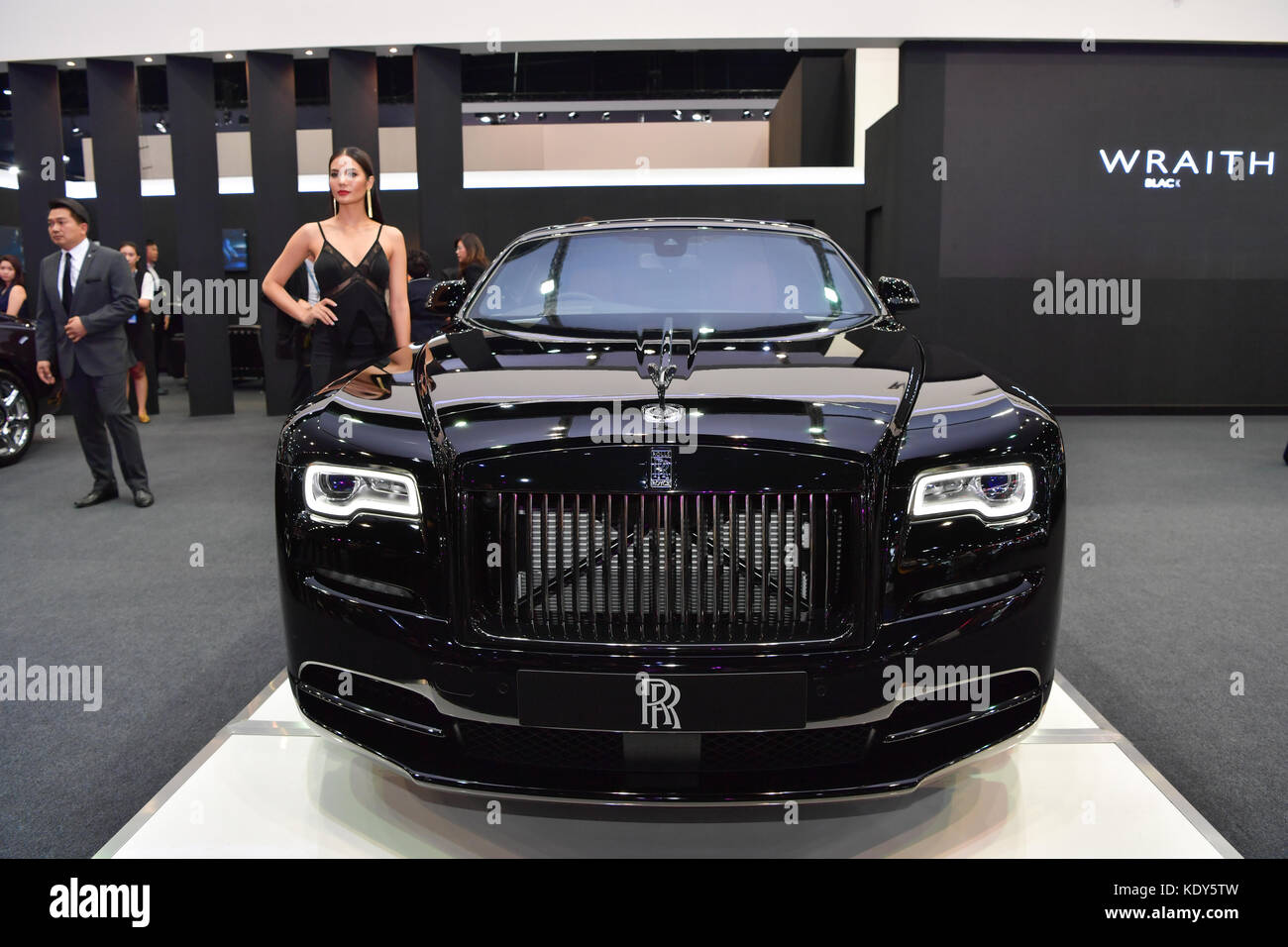 NONTHABURI - MARCH 28: Rolls-Royce Red Wraith car on display at The ...