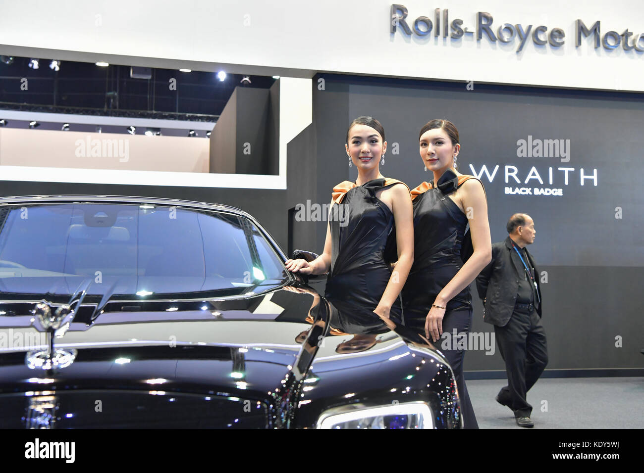 NONTHABURI - MARCH 28: Rolls-Royce Red Wraith car on display at The ...