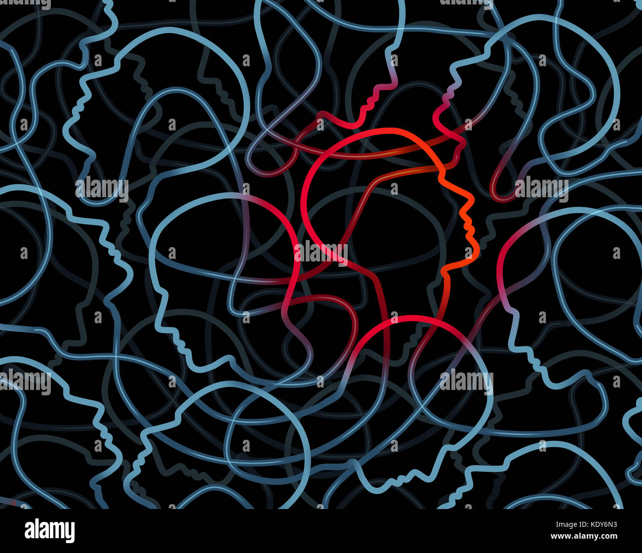 Recruitment people and recruiting employees symbol as a group of people ...