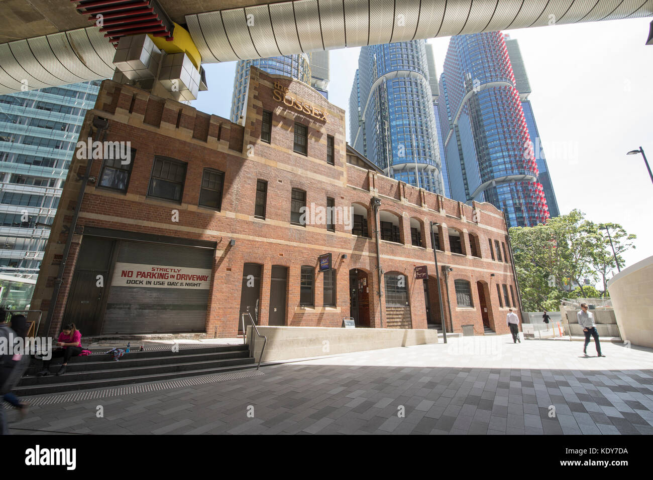 Sussex hotel and Barangaroo International Towers Stock Photo - Alamy