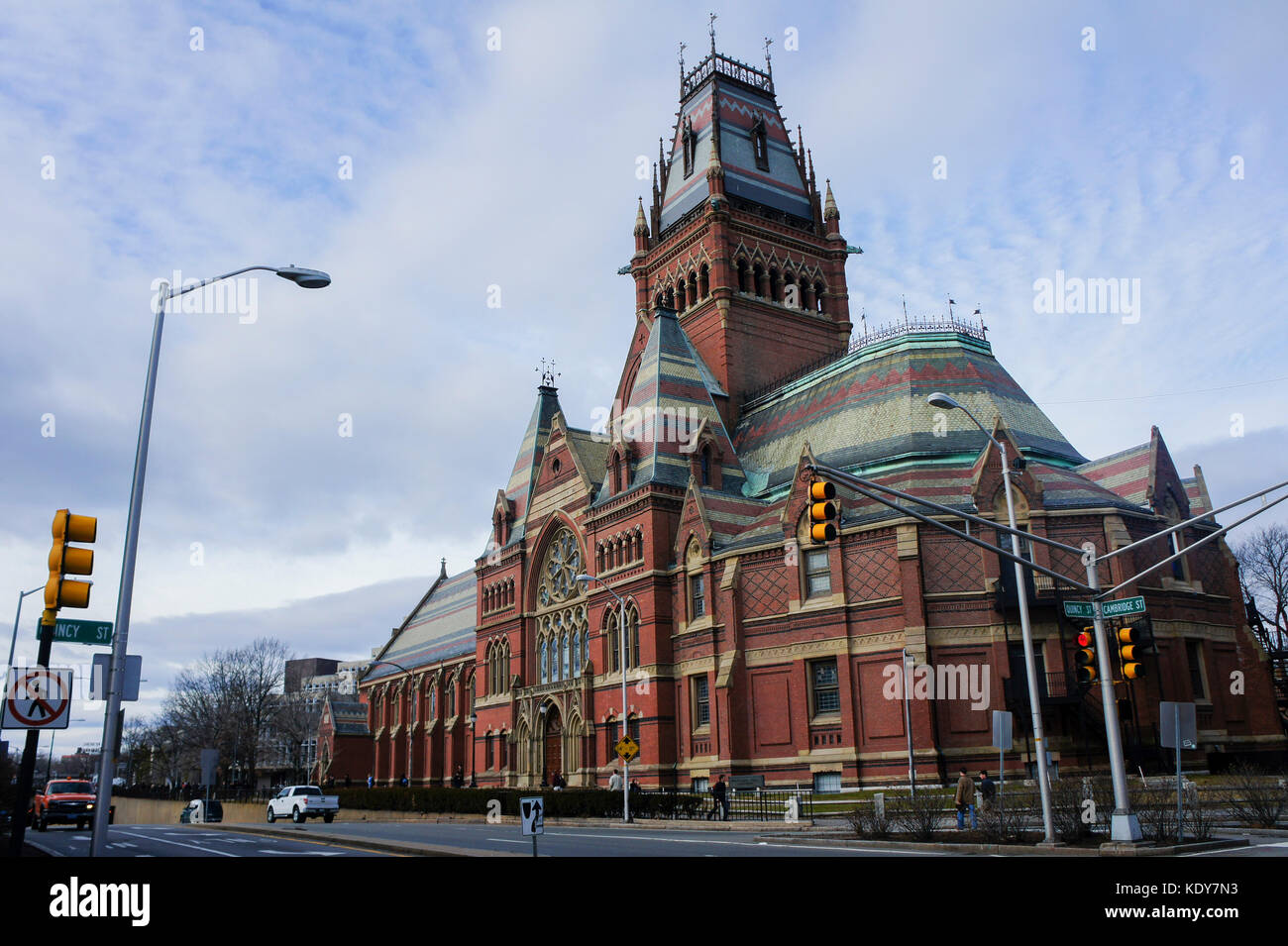 Boston, JAN 26: The historical Sanders Theatre of Harvard University on ...