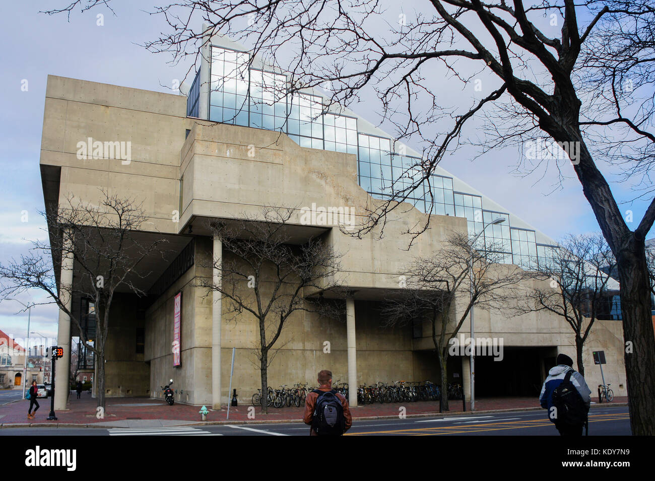 Boston, JAN 26: Campus of Harvard University on JAN 26, 2012 at Harvard ...