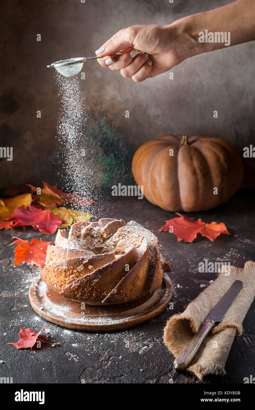 Homemade Bundt cake Stock Photo - Alamy