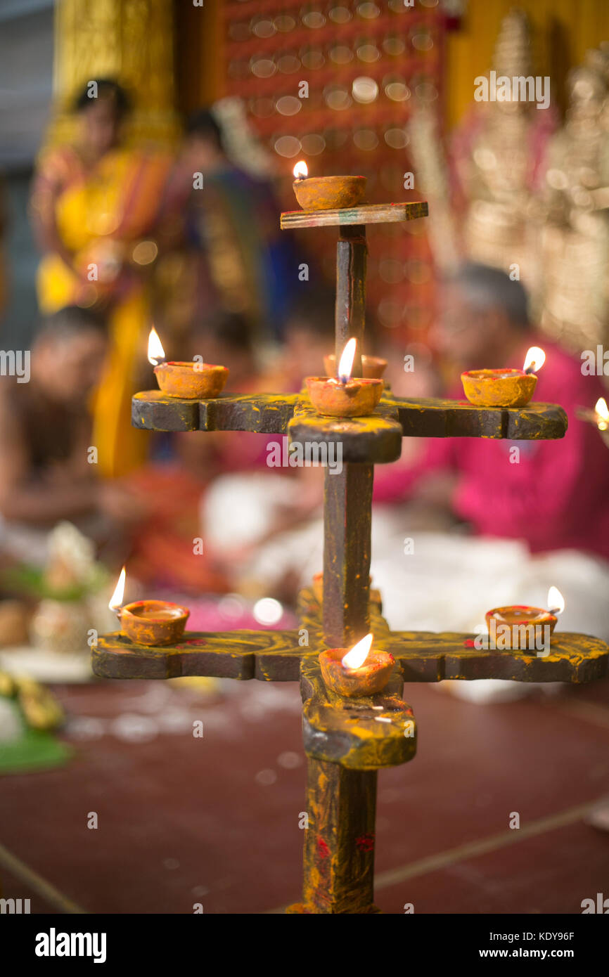 Indian wedding rituals, celebration of marriage in Indian style Stock ...