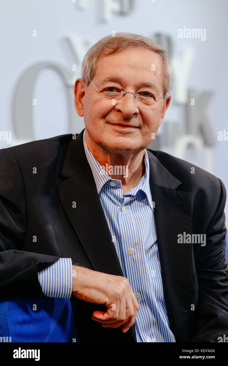 Author Peter Nadas at the Frankfurt Book Fair in October 2017. | usage ...