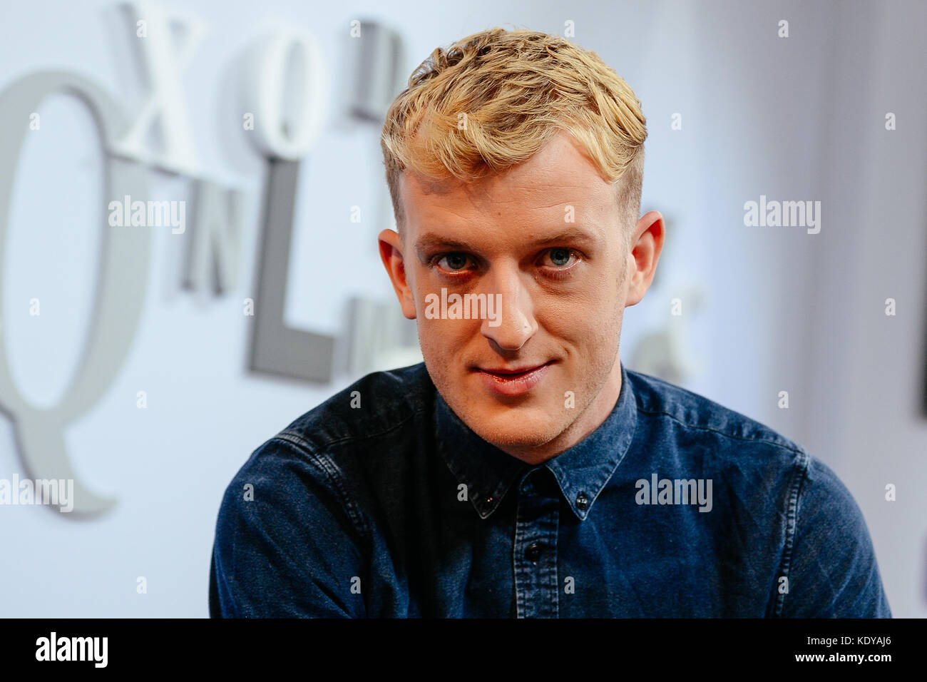Author Edouard Louis at the Frankfurt Book Fair in October 2017 ...