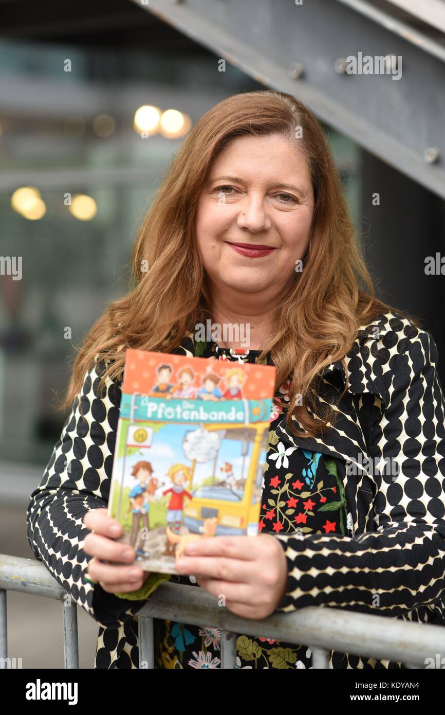 Usch Luhn at the 69th Frankfurt Book Fair in Frankfurt/Main, Germany ...