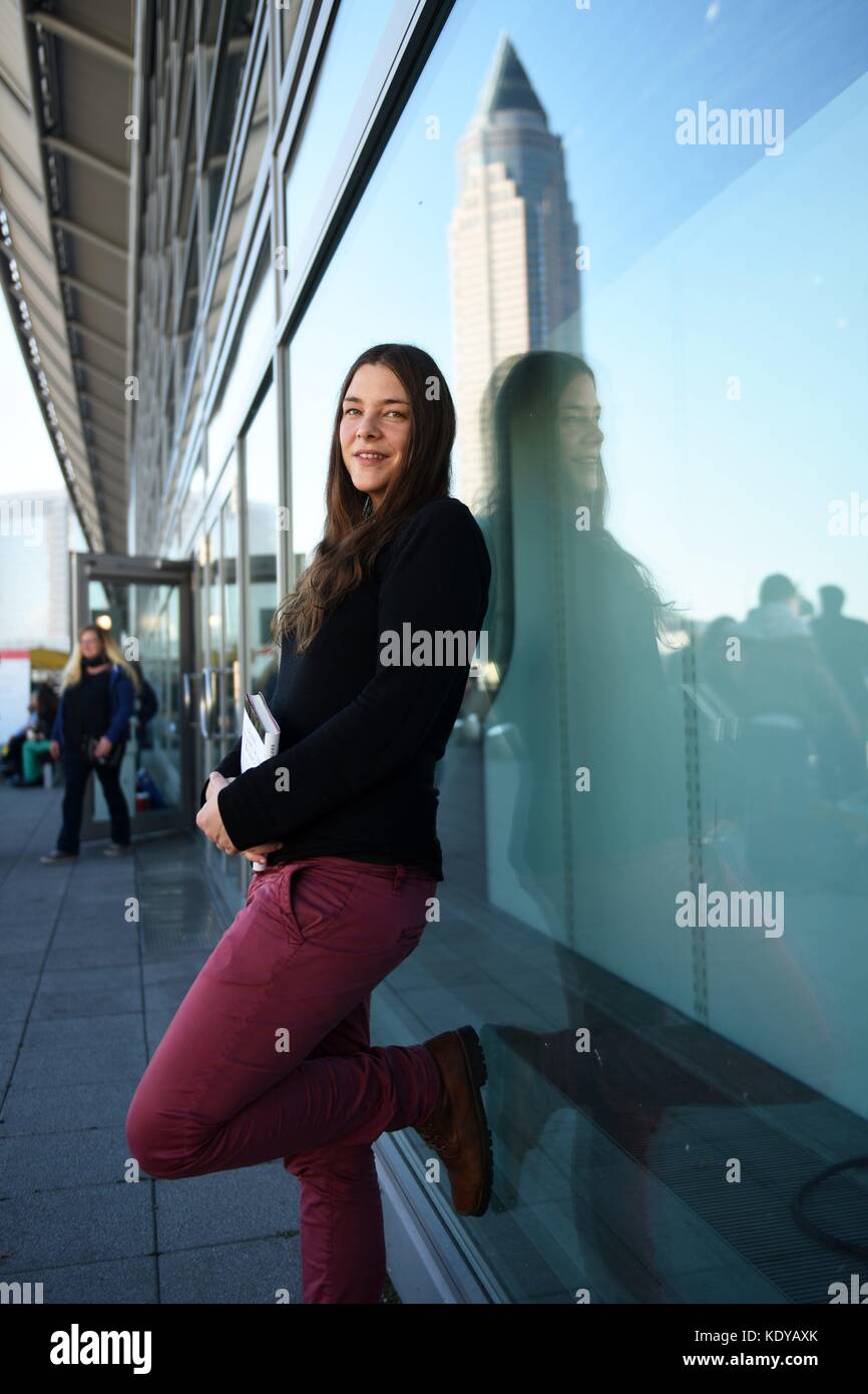 Patricia Hempel at the 69th Frankfurt Book Fair in Frankfurt/Main ...