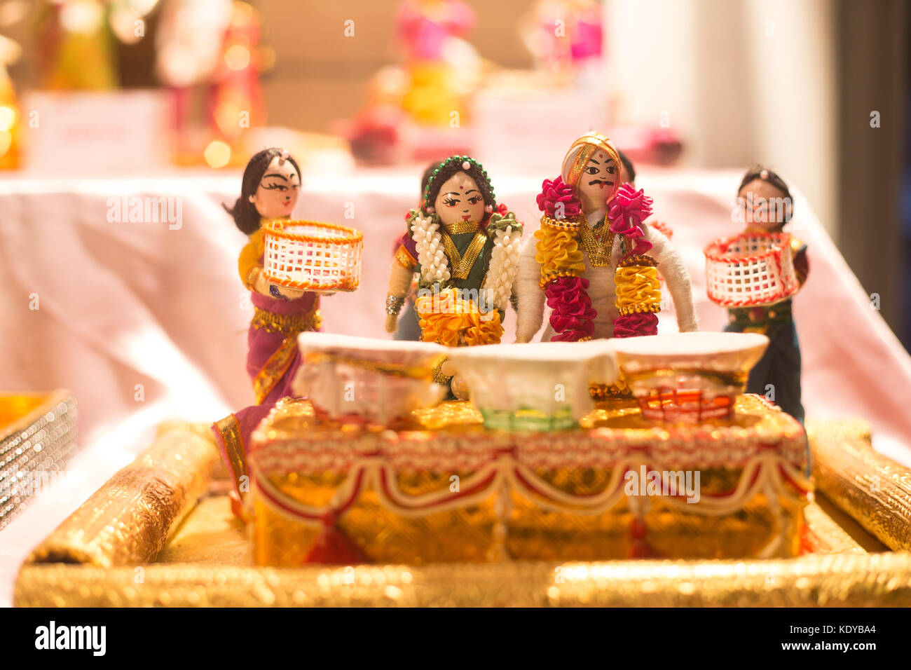 Indian wedding rituals, celebration of marriage in Indian style Stock ...