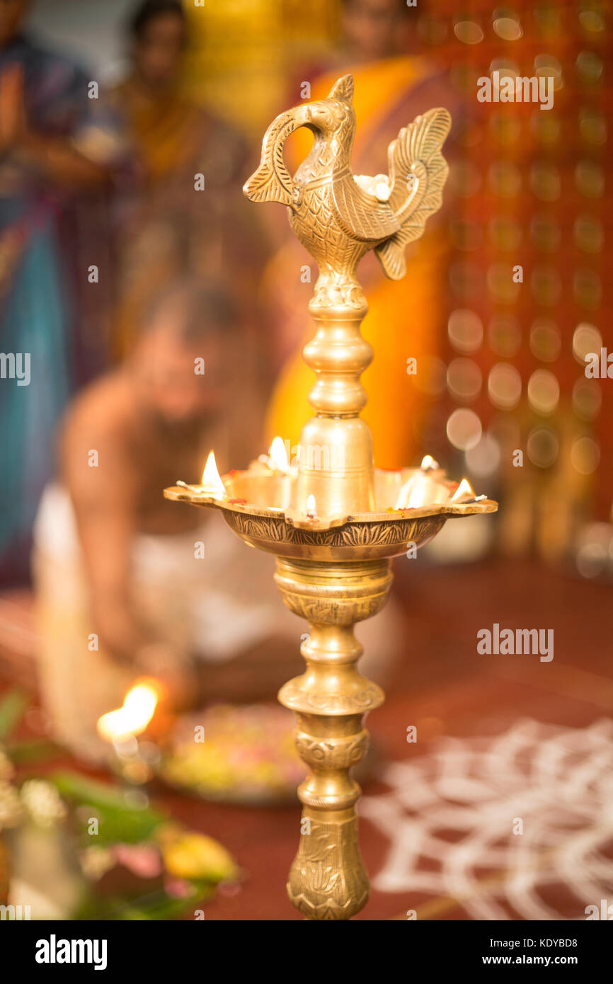 Indian wedding rituals, celebration of marriage in Indian style Stock ...
