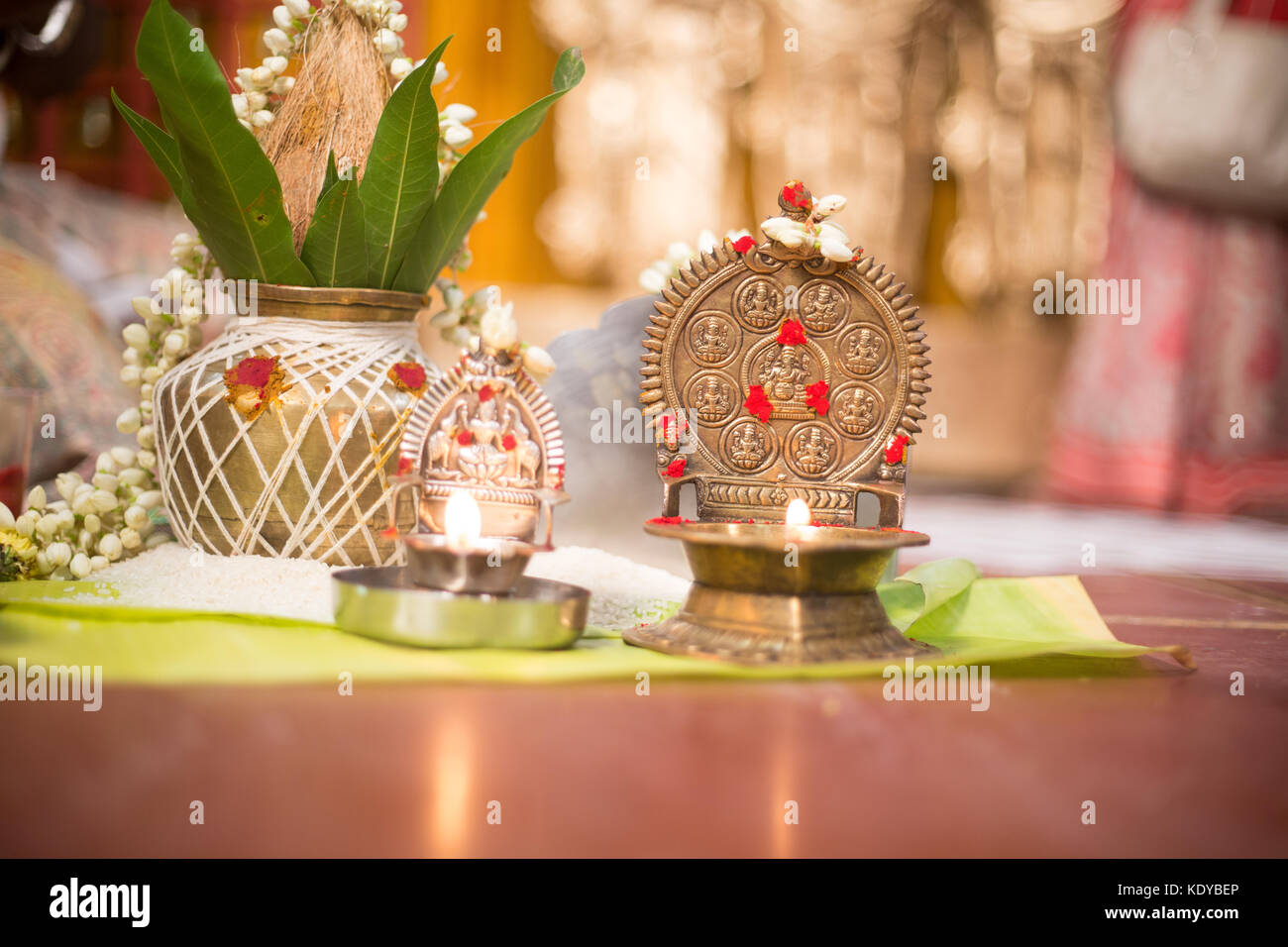 Indian wedding rituals, celebration of marriage in Indian style Stock ...