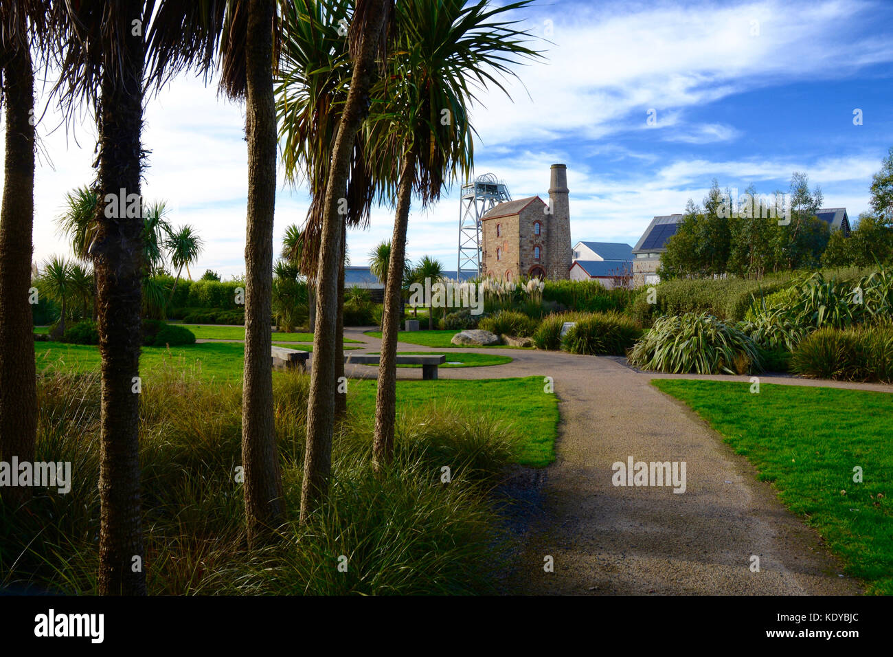 Diaspora Gardens, Heartlands, Cornwall UK Stock Photo - Alamy