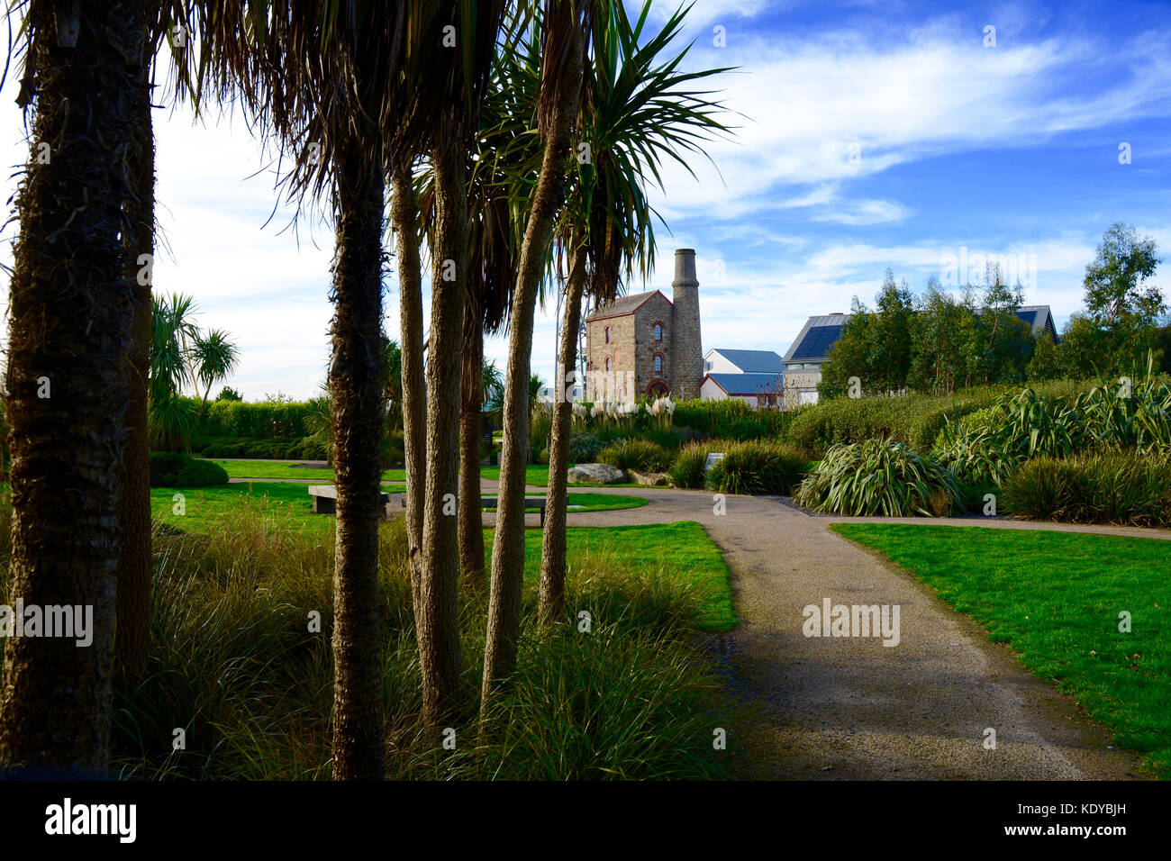 Diaspora Gardens, Heartlands, Cornwall UK Stock Photo - Alamy