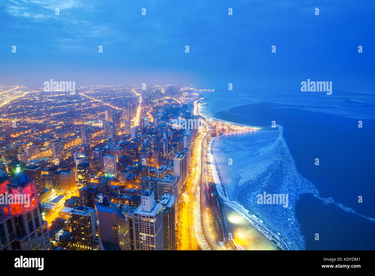 The Beautiful Chicago Skyline Stock Photo - Alamy