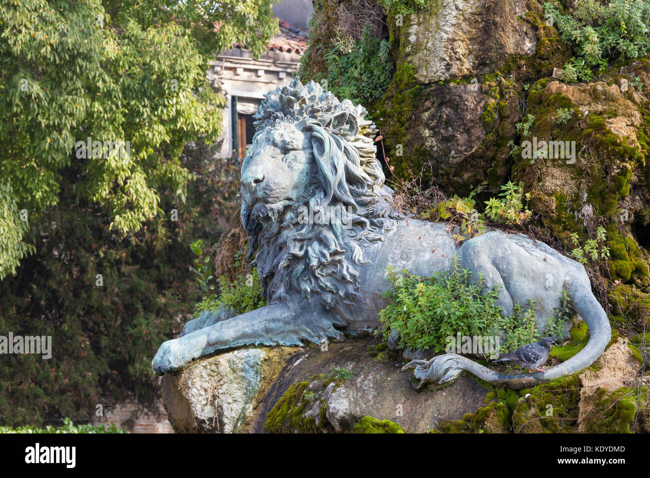 The Venetian Lion on the Giuseppe Garibaldi statue, Public Gardens ...