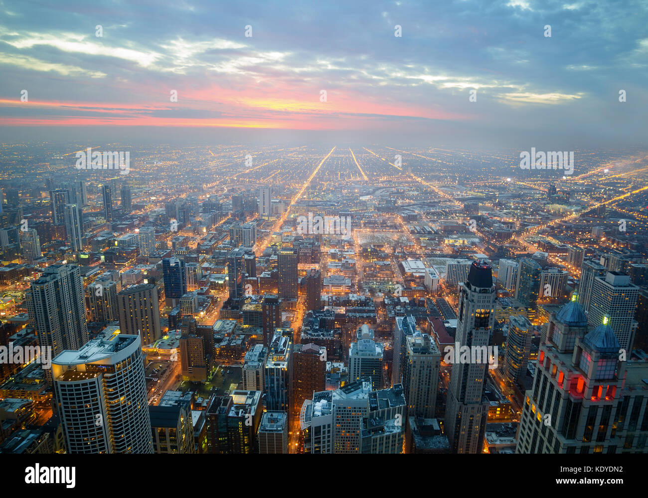 The Beautiful Chicago Skyline Stock Photo - Alamy