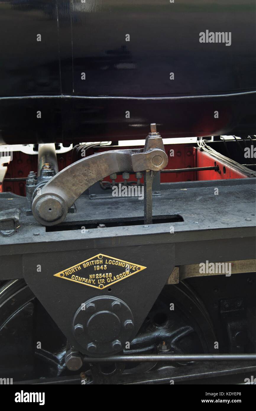 GWR Pannier 7714 tank engine, classic steam train on the North Norfolk ...