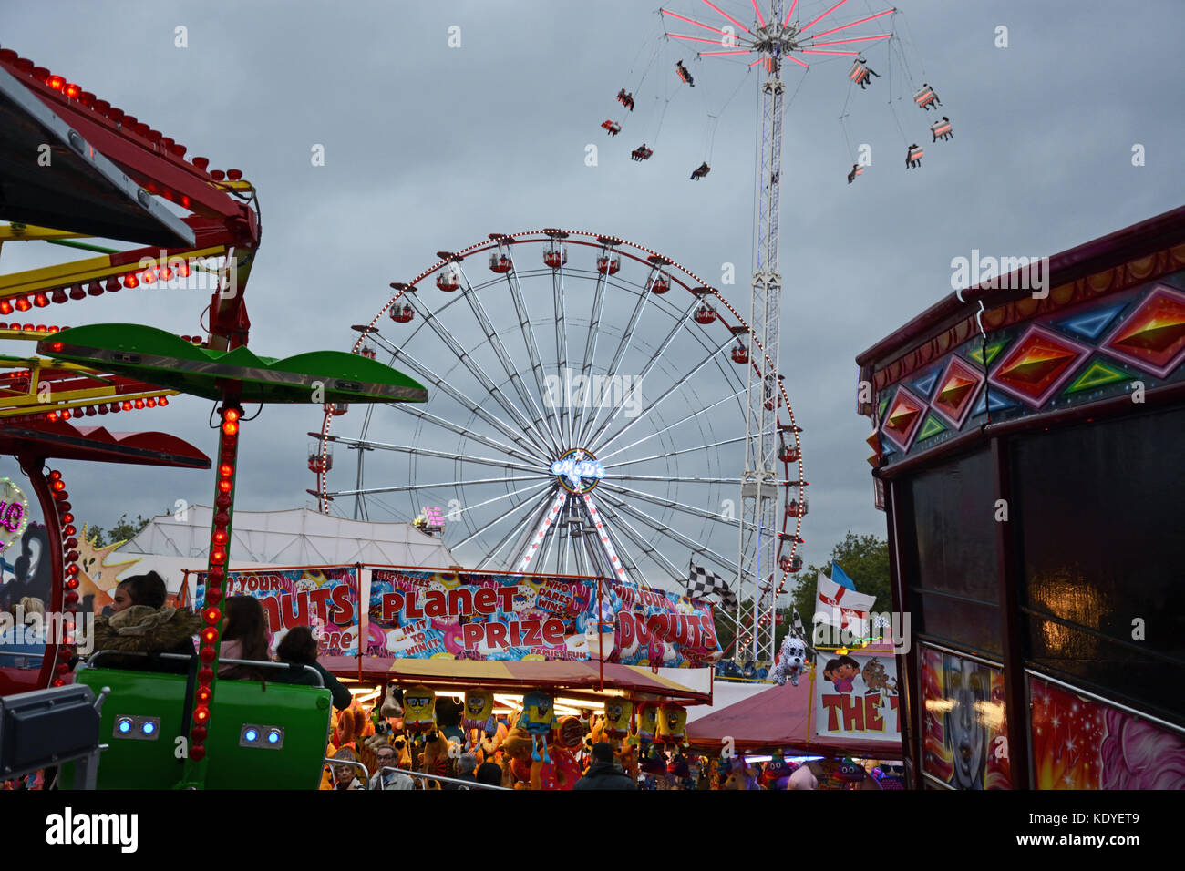 Big Wheel, at Goose Fair, Nottingham Stock Photo - Alamy