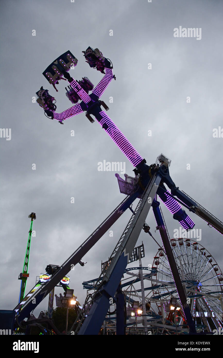Fair fairground ride swing hi-res stock photography and images - Alamy