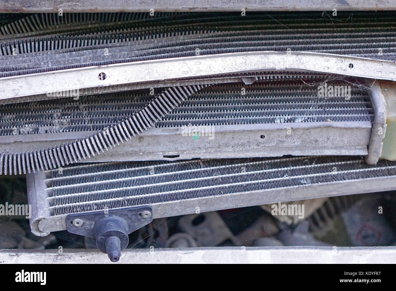 Car radiator parts aluminum for recycling Stock Photo - Alamy