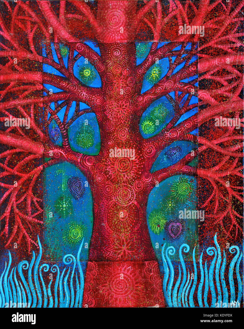 Patterned solstice tree hi-res stock photography and images - Alamy