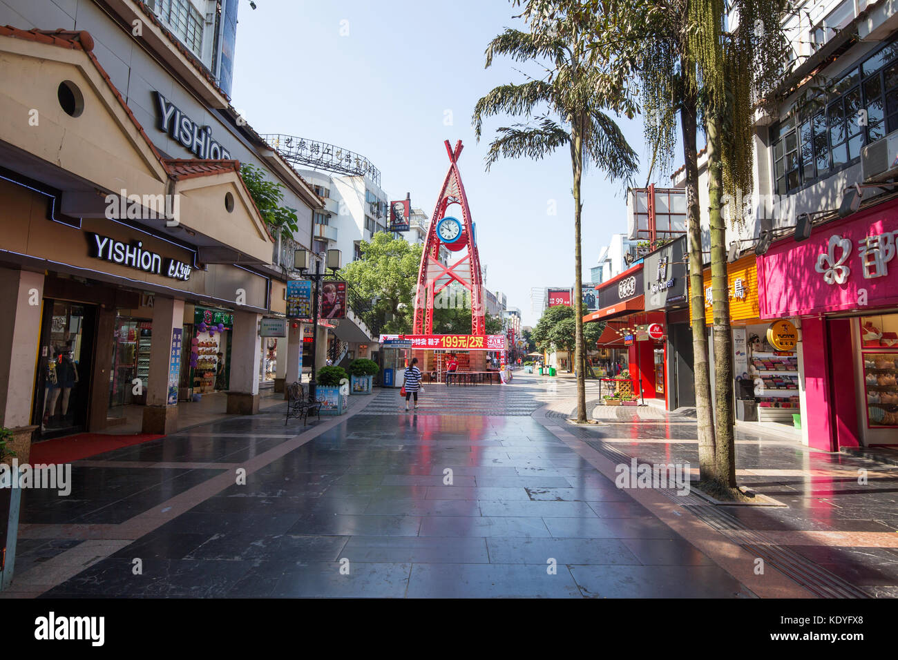 guilin,china - MAY,27,2017:Street in guilin china,this street is the ...