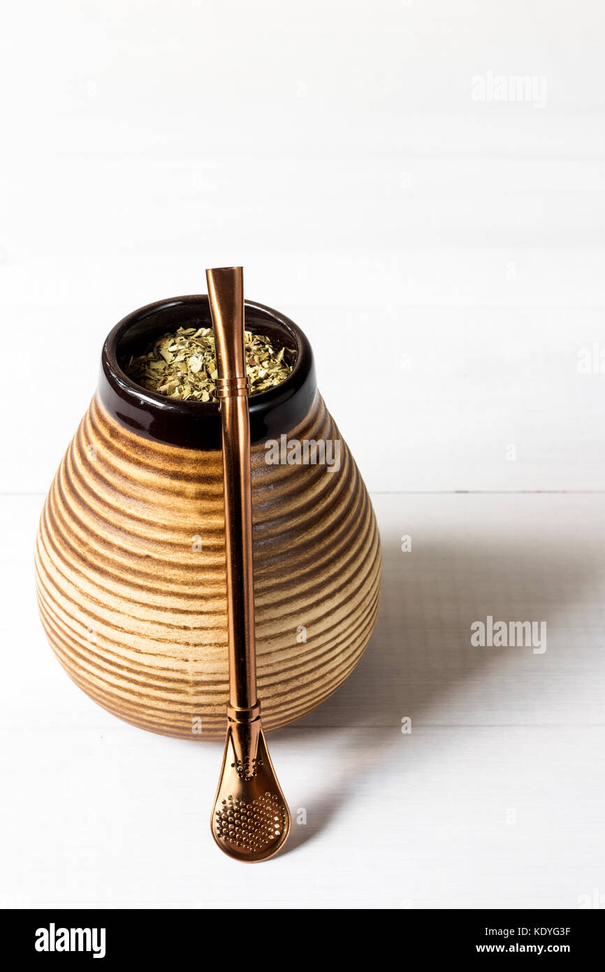 yerba mate, traditional south american drink Stock Photo - Alamy