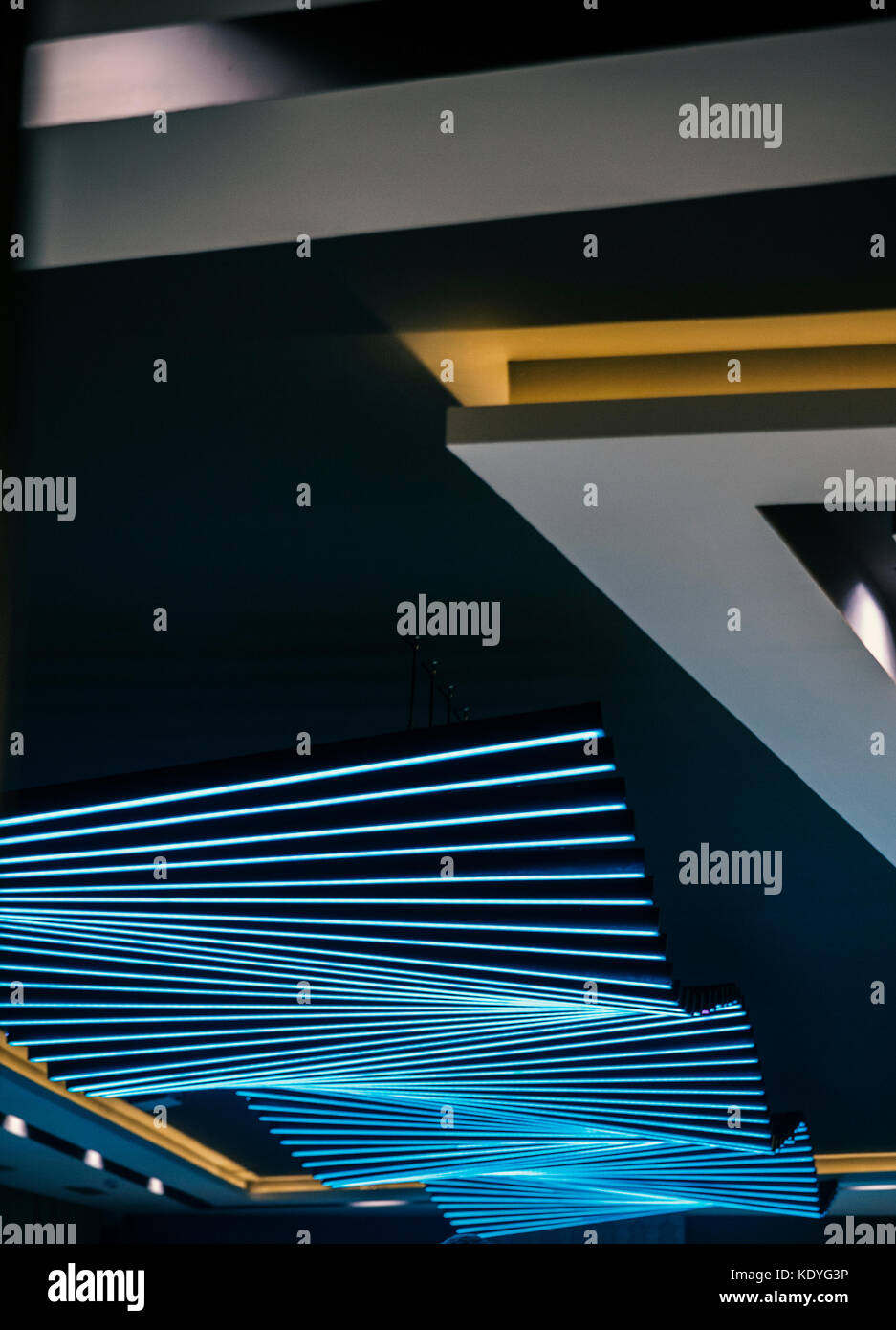 abstract led lighting scene in dark Stock Photo - Alamy