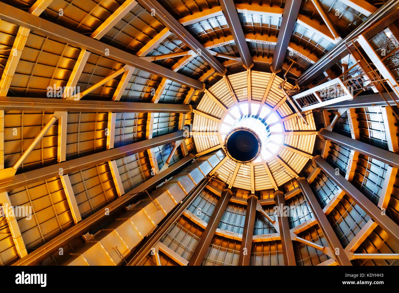 Tower of the Hot Room at Tacoma Museum of Glass, taken from spectator ...