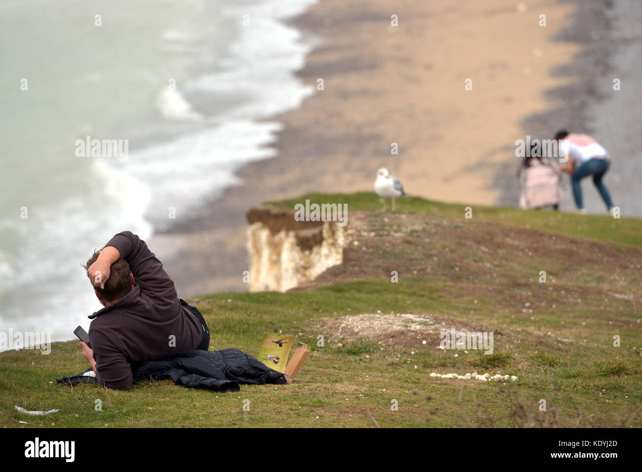 Crumbling Cliff Edge Erosion High Resolution Stock Photography and ...