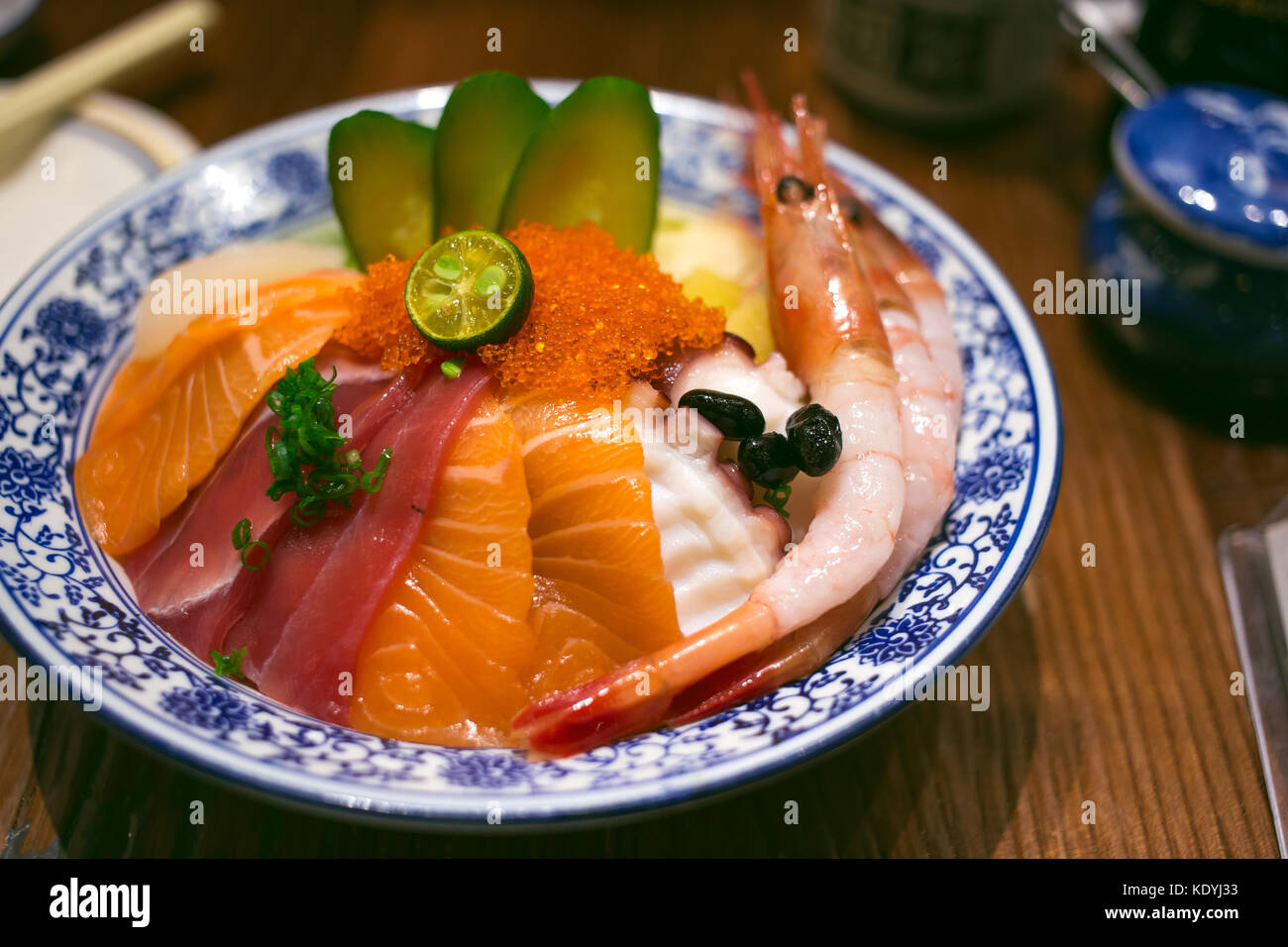 Sashimi and rice hi-res stock photography and images - Alamy