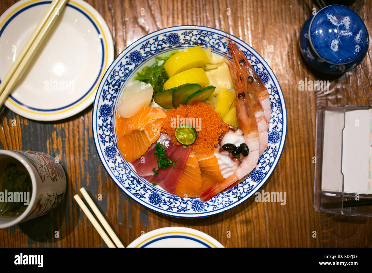 Sashimi and rice hi-res stock photography and images - Alamy