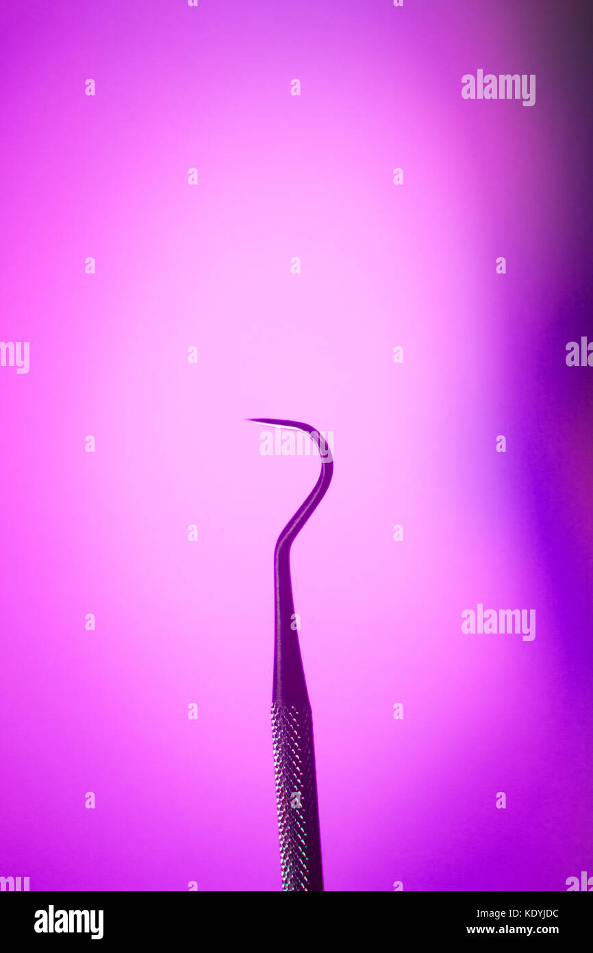 Dentist's dental toothpick tool instrumentation equipment to clean ...