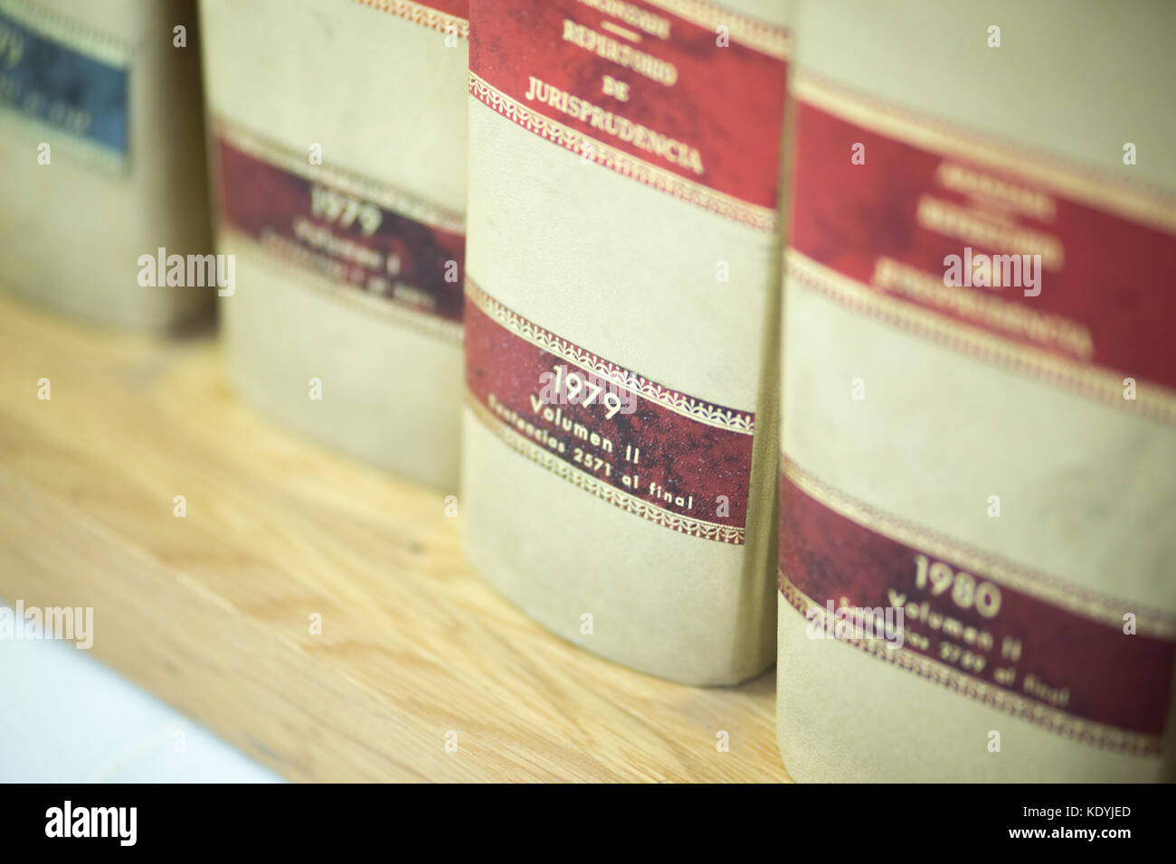 Law firm offices old legal report books on bookshelf. The book models ...