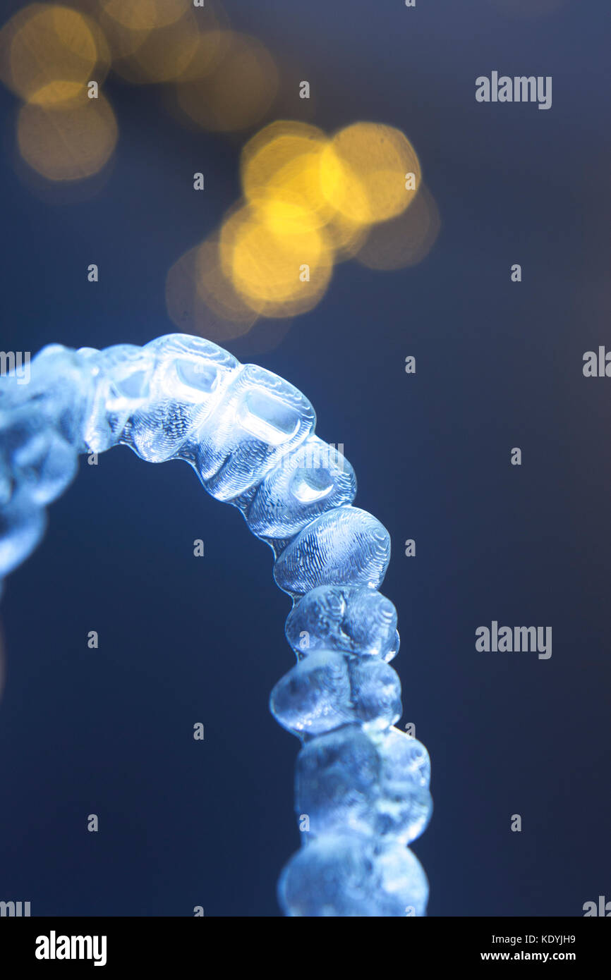 Invisible teeth retainers orthodontic brackets. Plastic modern ...