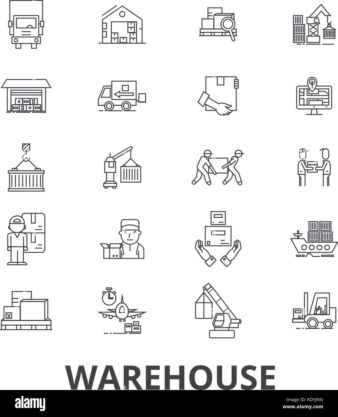 Warehouse building, logistics, delivery, storage, forklift, industry ...
