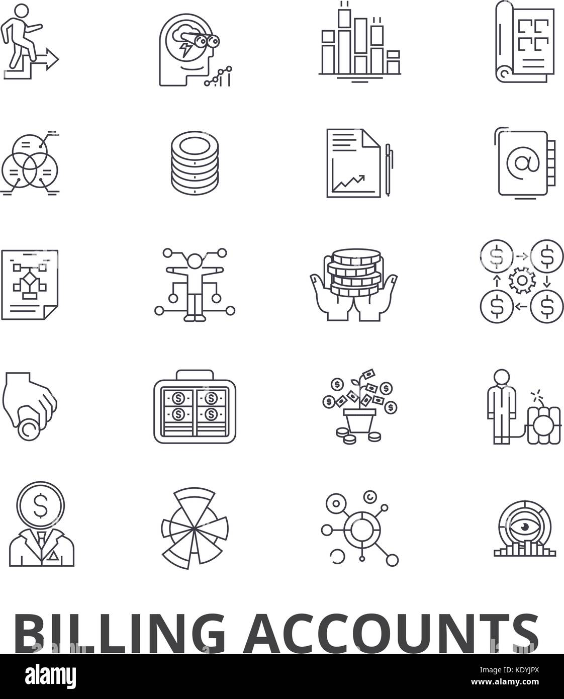 Account accounts accounting Stock Vector Images - Alamy