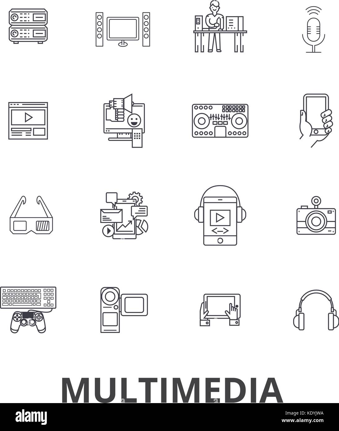 Multimedia, media, video, internet, film, computer, social ...