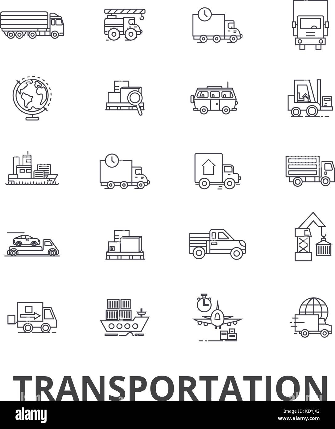Transportation, truck, logistic, transport, car, train, ship, vehicle ...