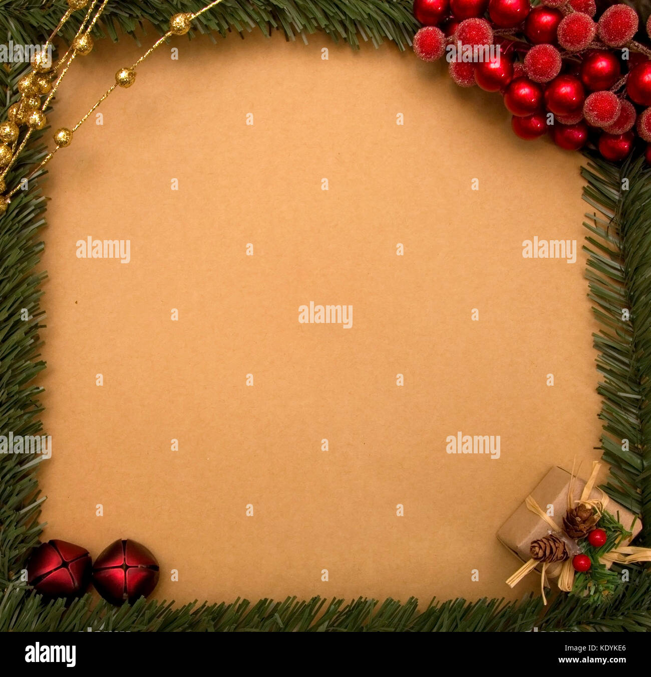 Christmas Background with Room to Add Your Own Writing Stock Photo - Alamy