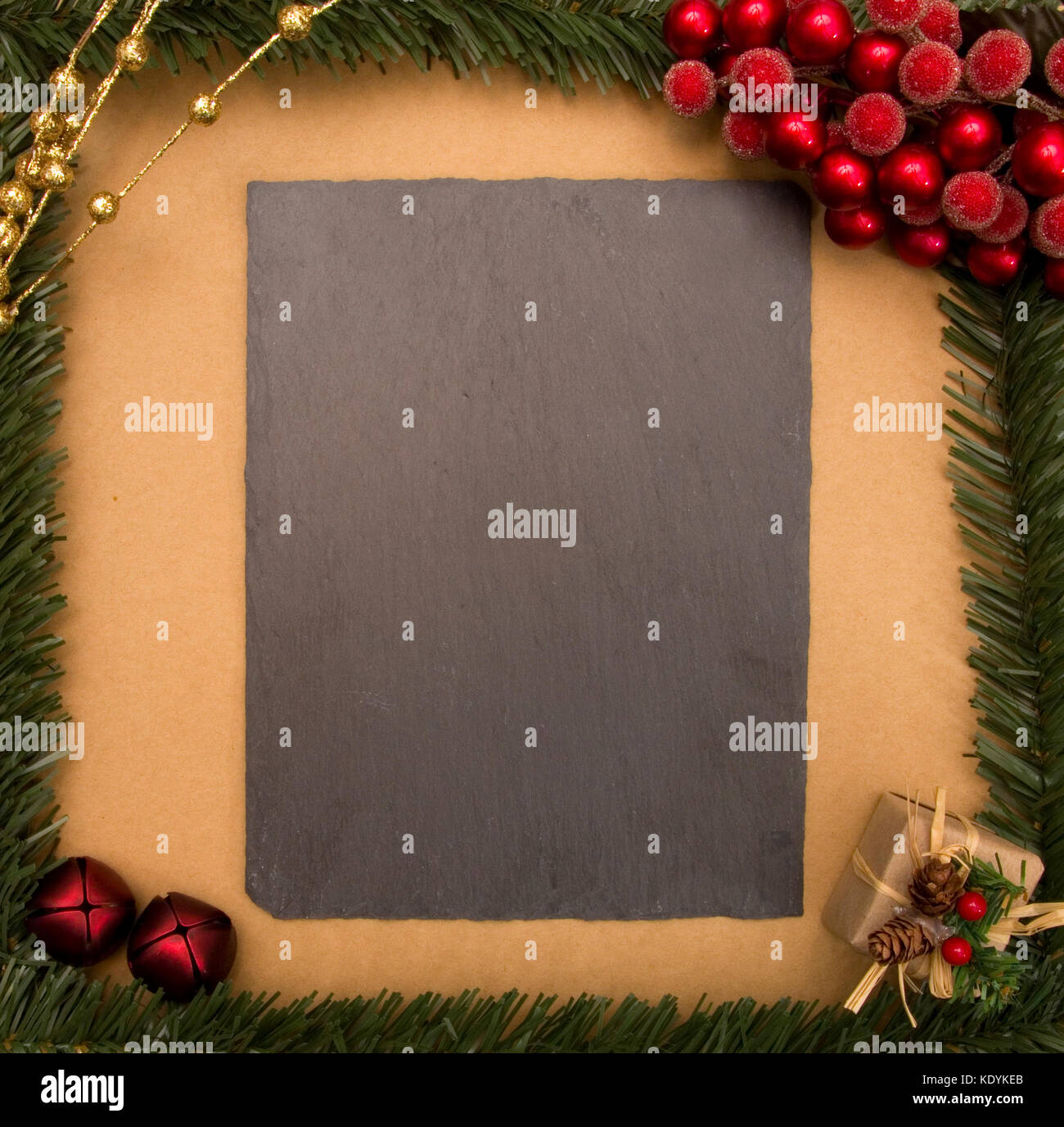 Christmas Background with Room to Add Your Own Writing Stock Photo - Alamy