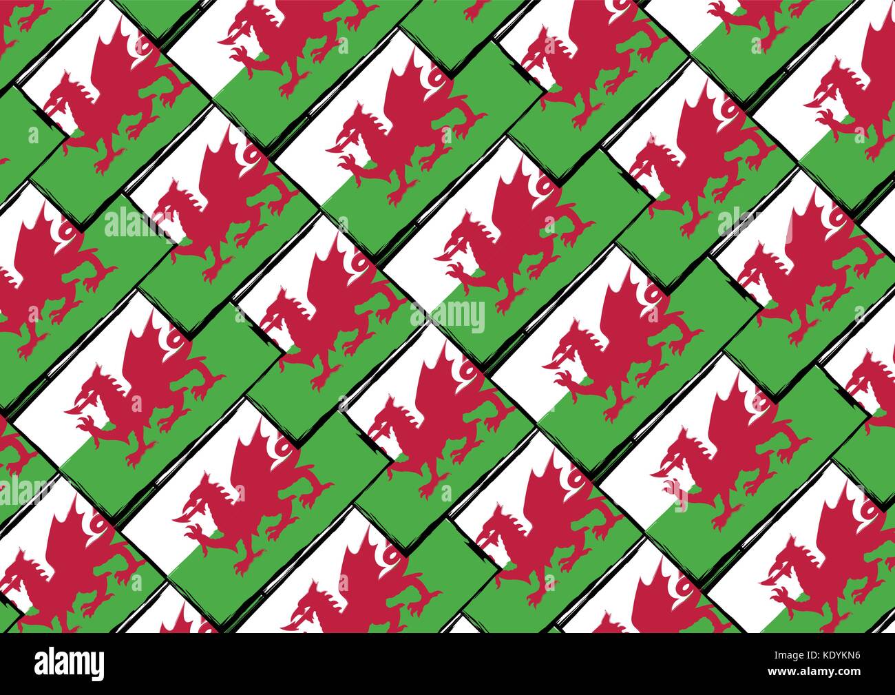 Welsh banner Stock Vector Images - Alamy
