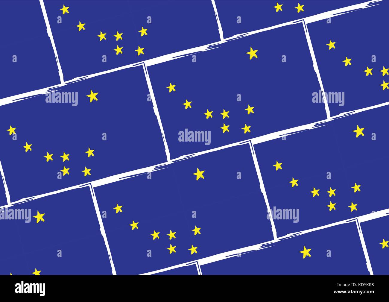 Alaskan flag Stock Vector Images - Alamy