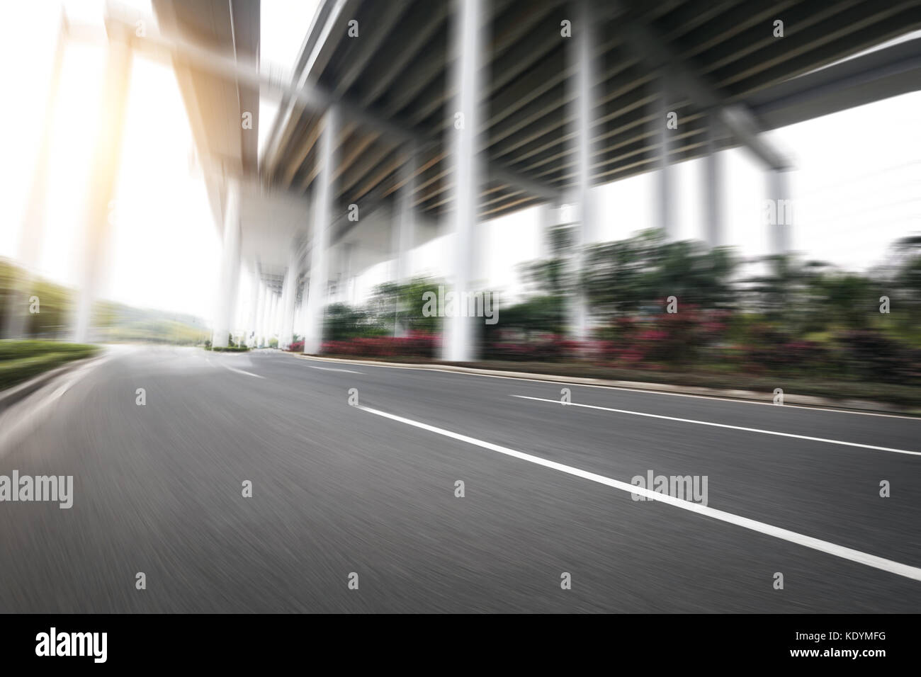 Overpass freeway blurred motion hi-res stock photography and images - Alamy